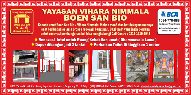 BOEN SAN BIO BANNER RENOVASI 6 X 3 M | PDF