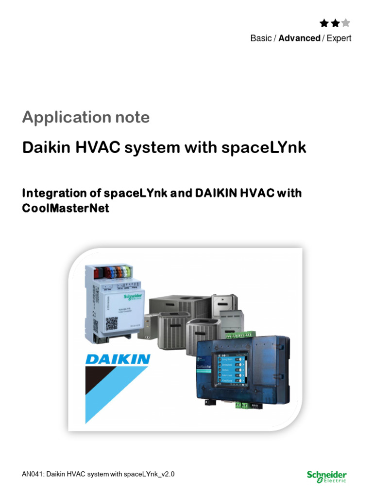 AN041 Daikin HVAC Systems Via CoolMasterNet v2.0 | PDF | Safety ...