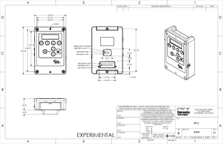 Ourproducts K500-Ecu Drawing | PDF | Engineering