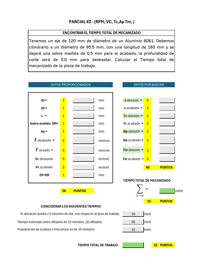 Formula de RPM EJEMPLO 2 | PDF
