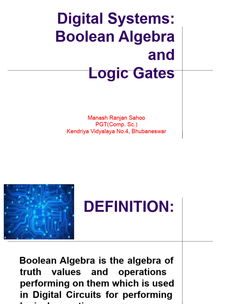 003 Boolean Algebra Pdf Logic Gate Boolean Algebra