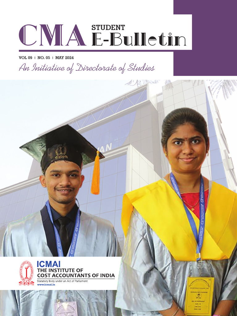 CMA_Student_E-Bulletin_May_2024 | PDF | Debits And Credits | Expense