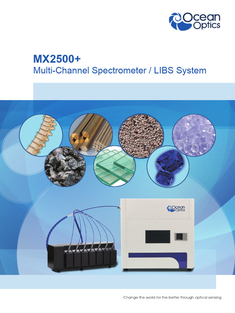 OCEAN OPTICS - MX2500+ LIBS System | PDF | Emission Spectrum | Laser