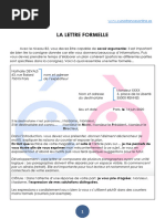 Rédiger une lettre formelle DELF B2 | PDF | Langues