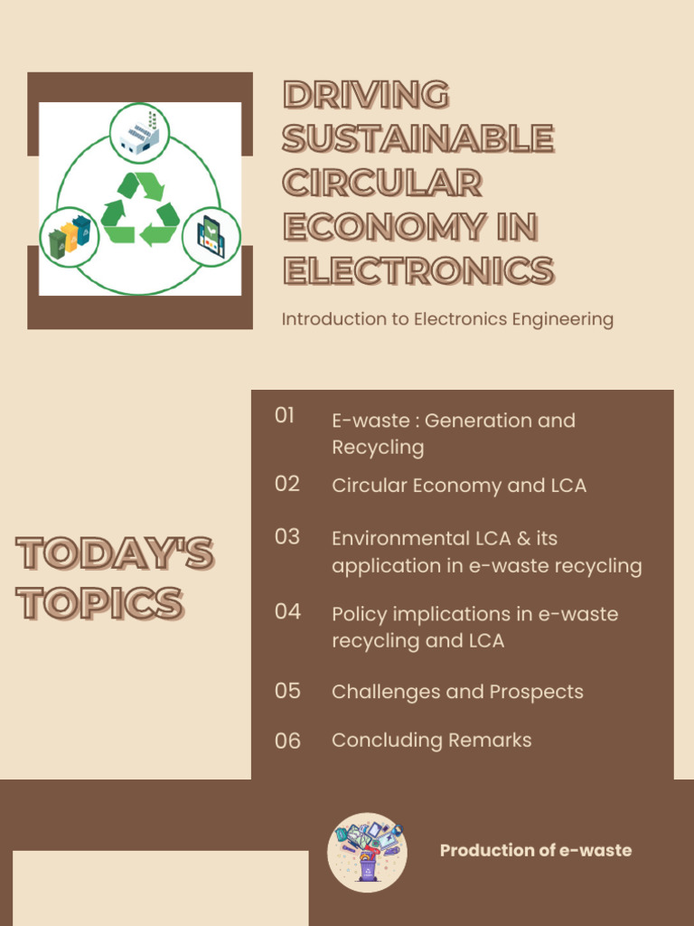 sustainability in electronics | PDF | Electronic Waste | Life Cycle Assessment