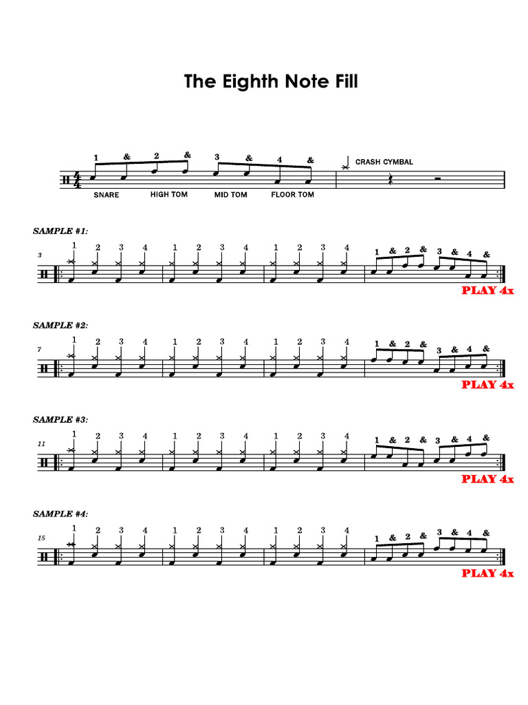 The Eighth Note Fill (5) | PDF