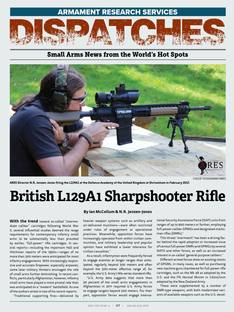 British L129A1 Sharpshooter Rifle | PDF | Rifle | Firearms