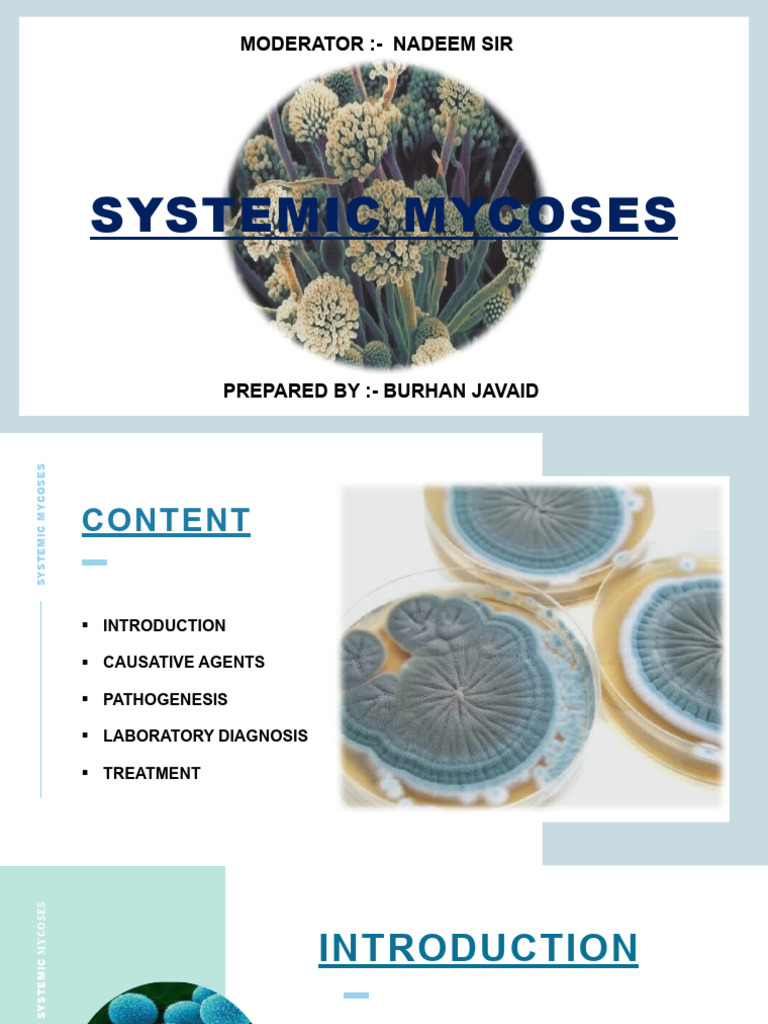 Systemic Mycoses | PDF | Biology | Medical Specialties