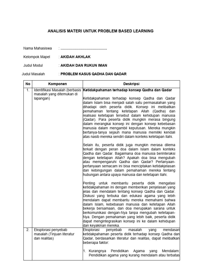 Tugas PBL Modul ... | PDF