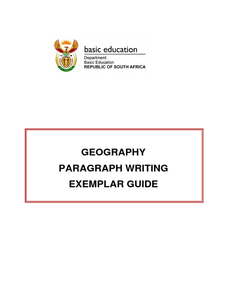 Geography Paragraph Writing Guide | PDF | Agriculture | Erosion
