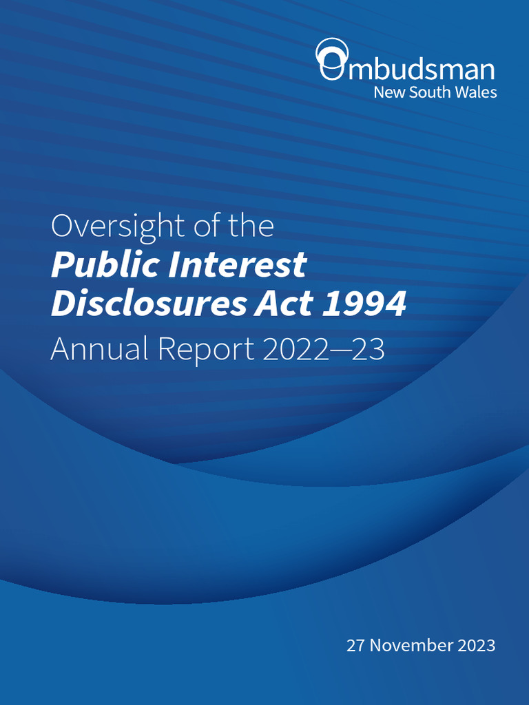 Ombudsman New South Wales - Oversight-of-the-Public-Interest ...