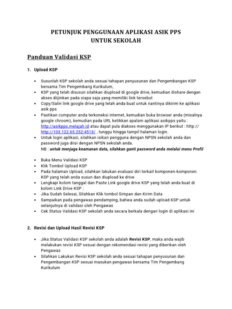 Panduan Verval Ksp Dan Pengesahan Ksp | PDF