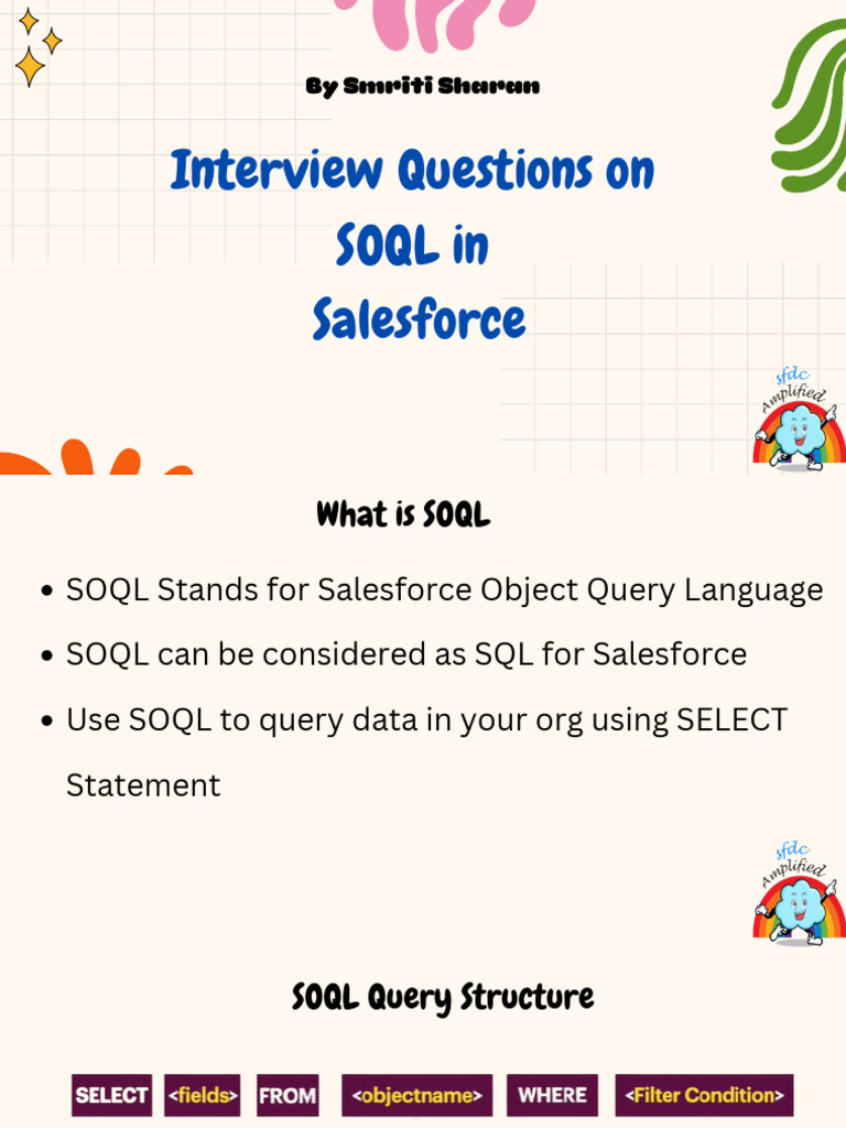 Soql Interview Questions Pdf Information Retrieval Databases 