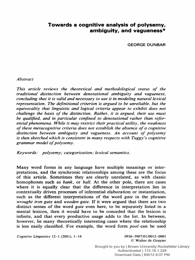 Cogl 12 1 1 | PDF | Semantics | Concept