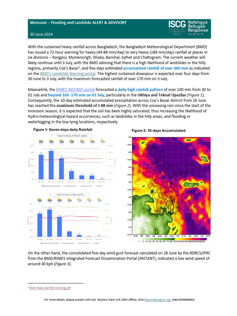 Monsoon ALERT and ADVISORY #3 | PDF | Rain | Weather Events
