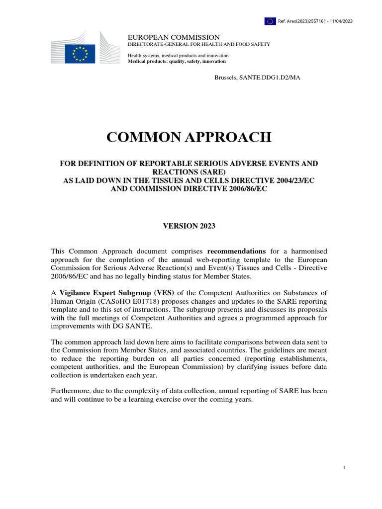 Common Approach TC 2023 | PDF | Infection | Biology