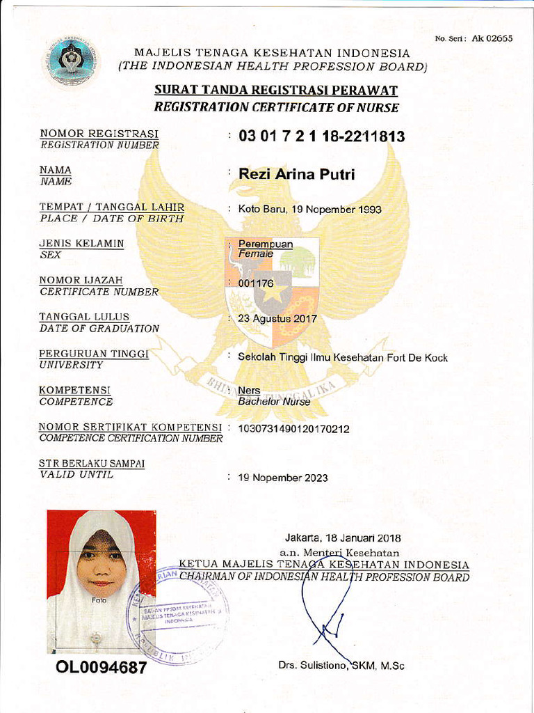 STR Rezi Arina | PDF