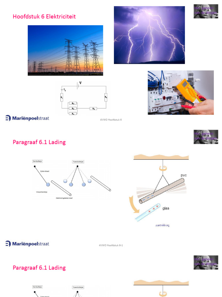 Presentatie H6 Elektriciteit | PDF