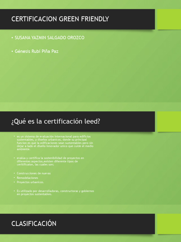 Certificación LEED: Niveles y Beneficios | PDF | Naturaleza | Entorno ...