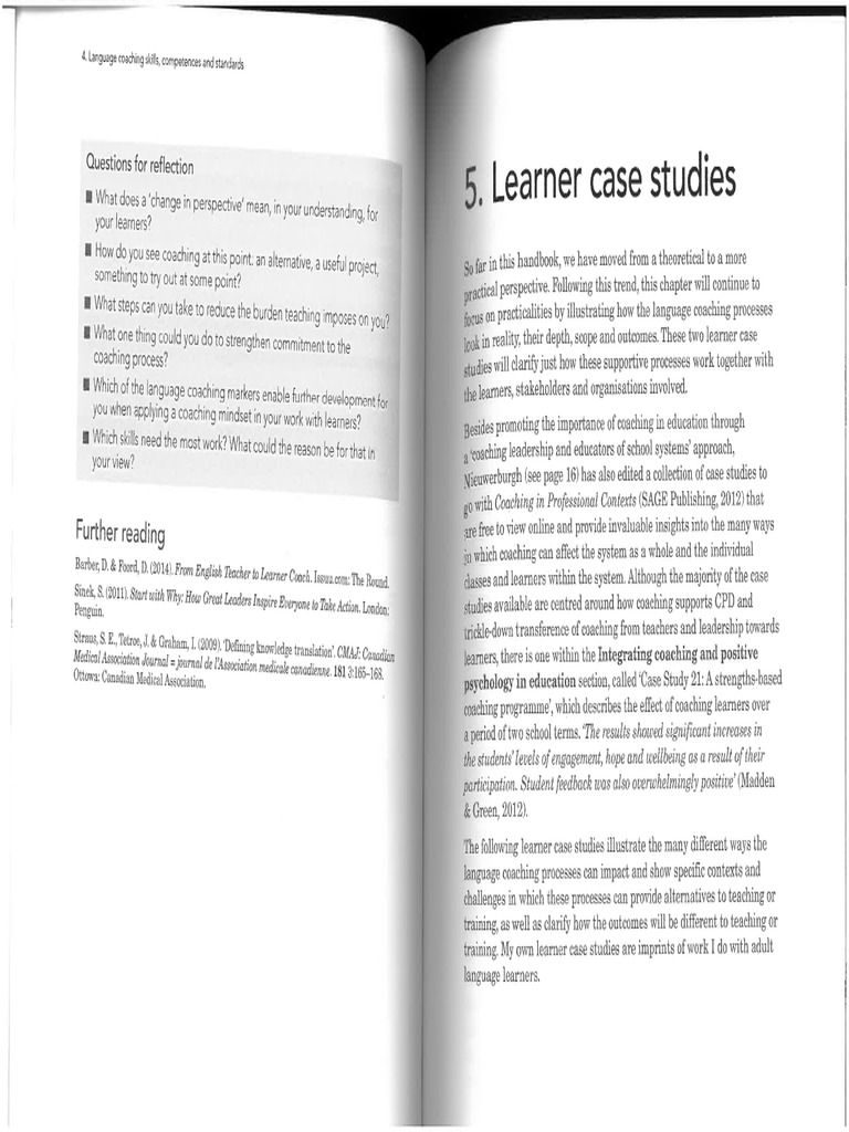 A Comprehensive Language Coaching Handbook 2. Rész. | PDF