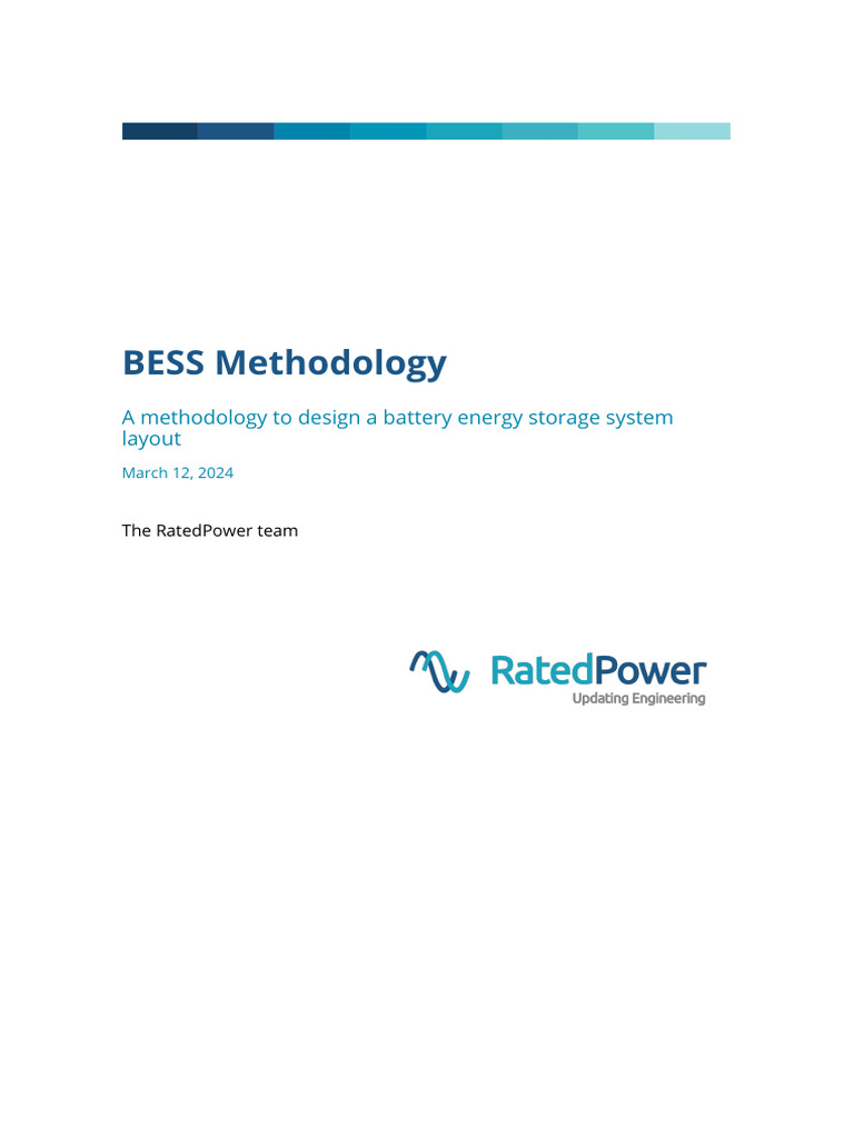 BESS methodology | PDF | Photovoltaic System | Power Inverter
