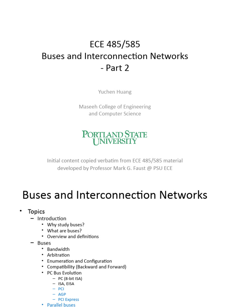 6 Buses Part 2 Pdf Office Equipment Electronics