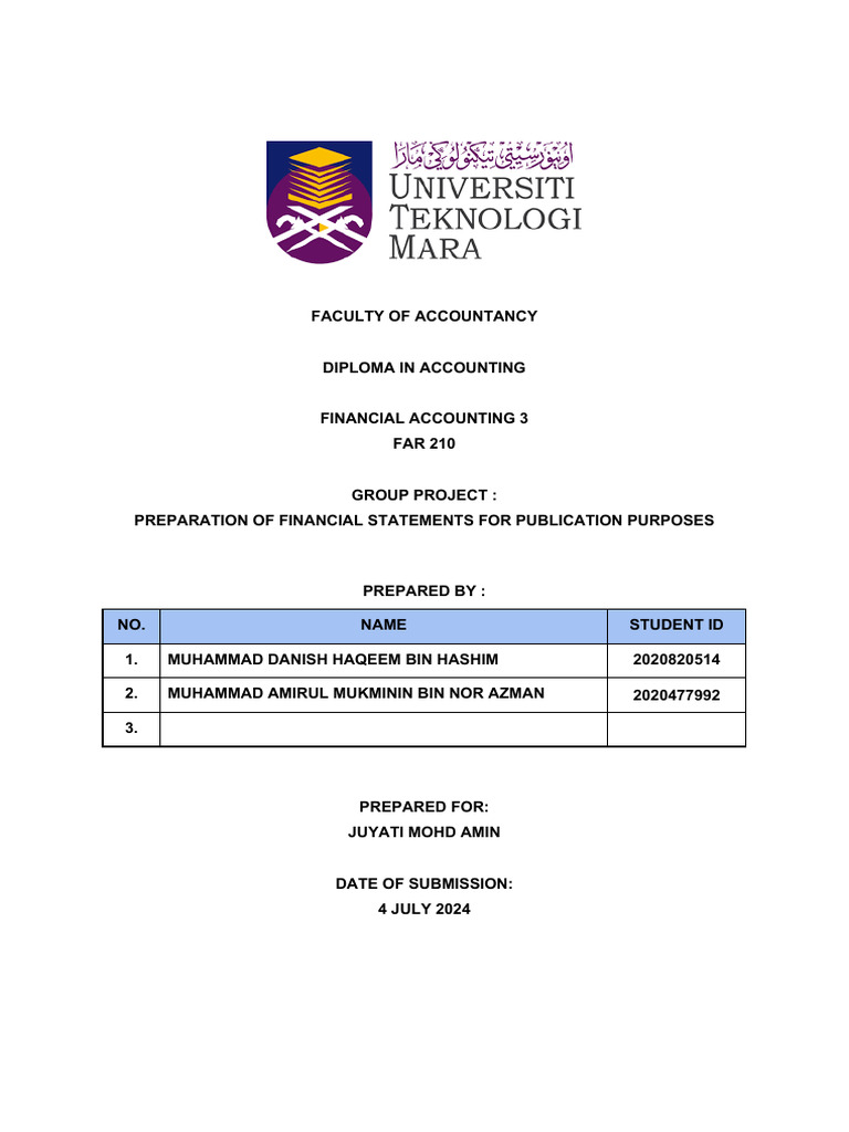 GP Project Far210 | PDF | Depreciation | Book Value
