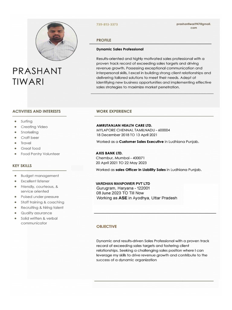Prashant Resume | PDF