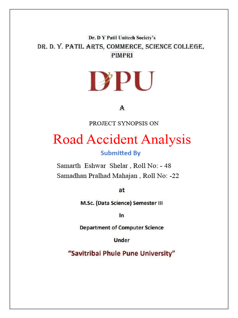 Road Accident Analysis 1 | PDF | Statistical Classification | Machine Learning