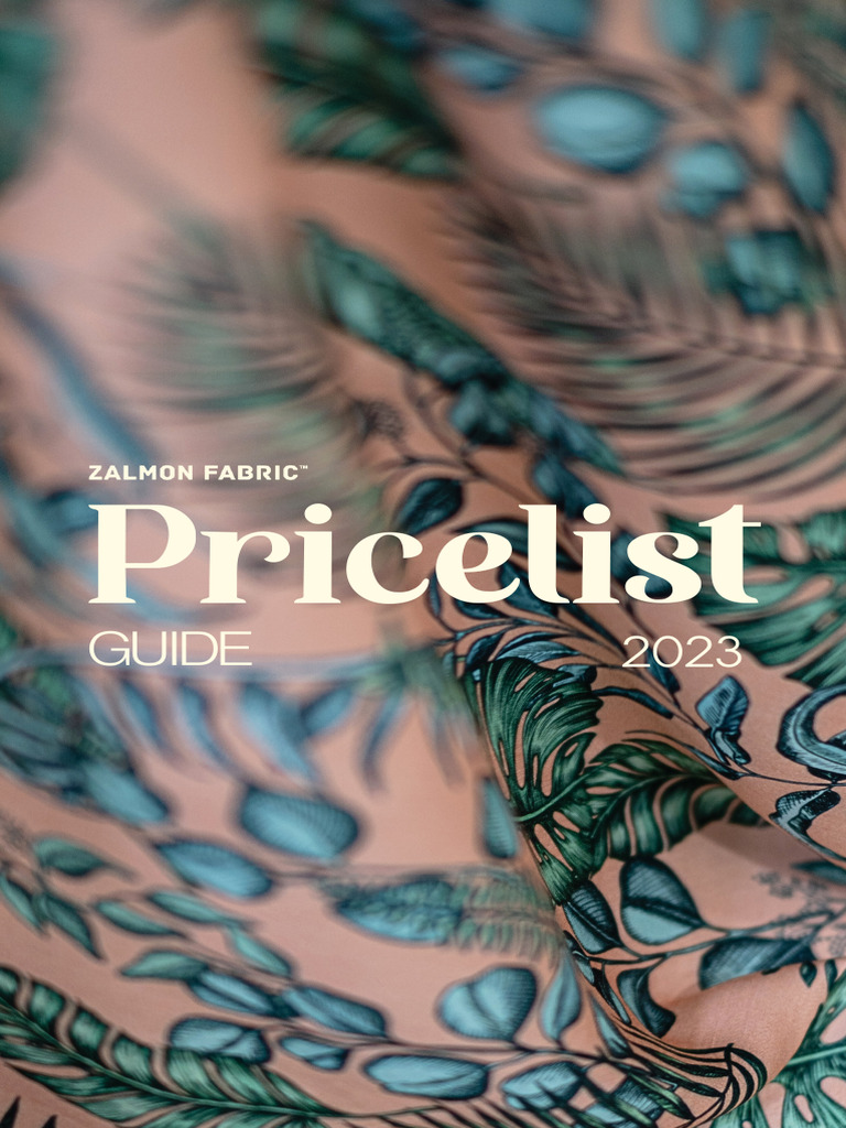 Zalmon Fabric Pricelist Mei 2023 v2 | PDF