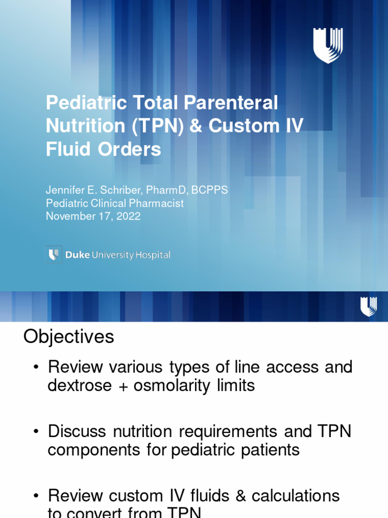 TPN + Fluid Orders For Transplant | PDF | Magnesium | Sodium