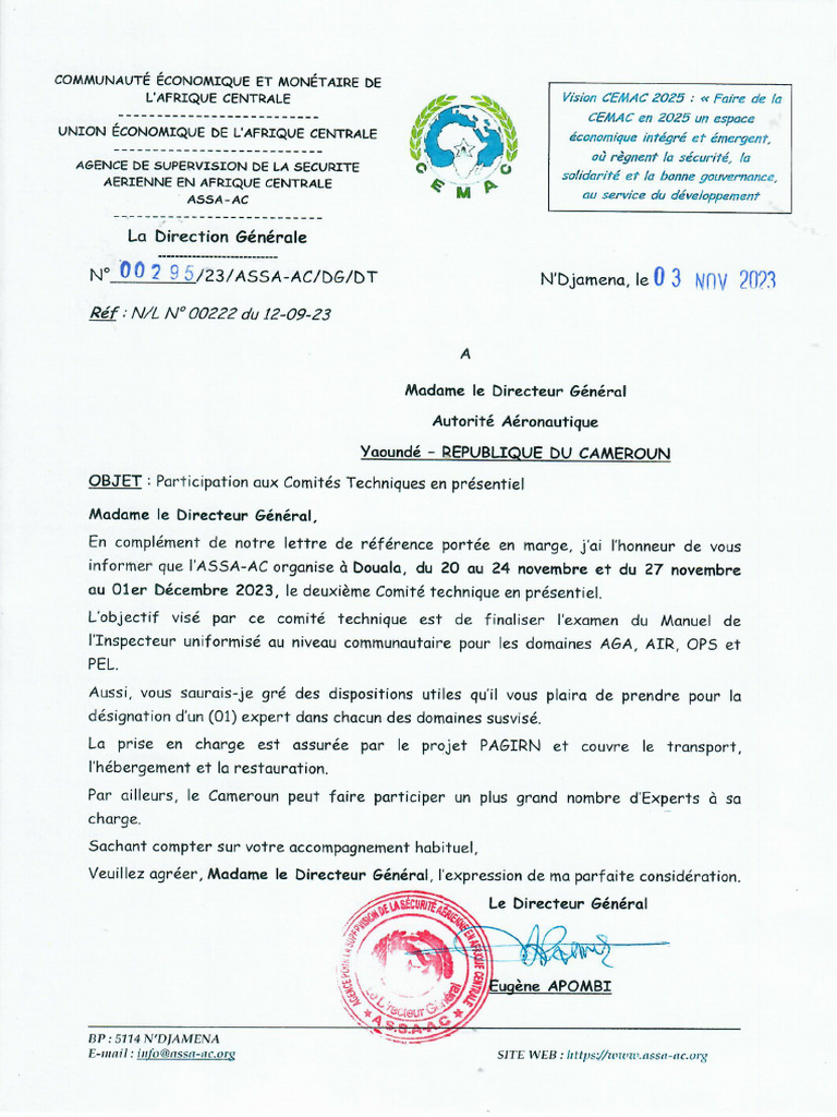 Lettre Cameroun | PDF