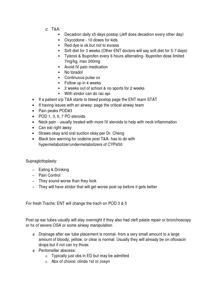 ENT Tips | PDF | Wellness