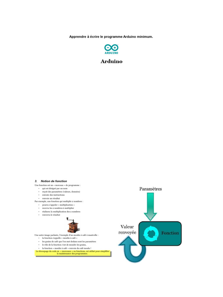 Arduino | PDF | Structure de contrôle | Programme informatique