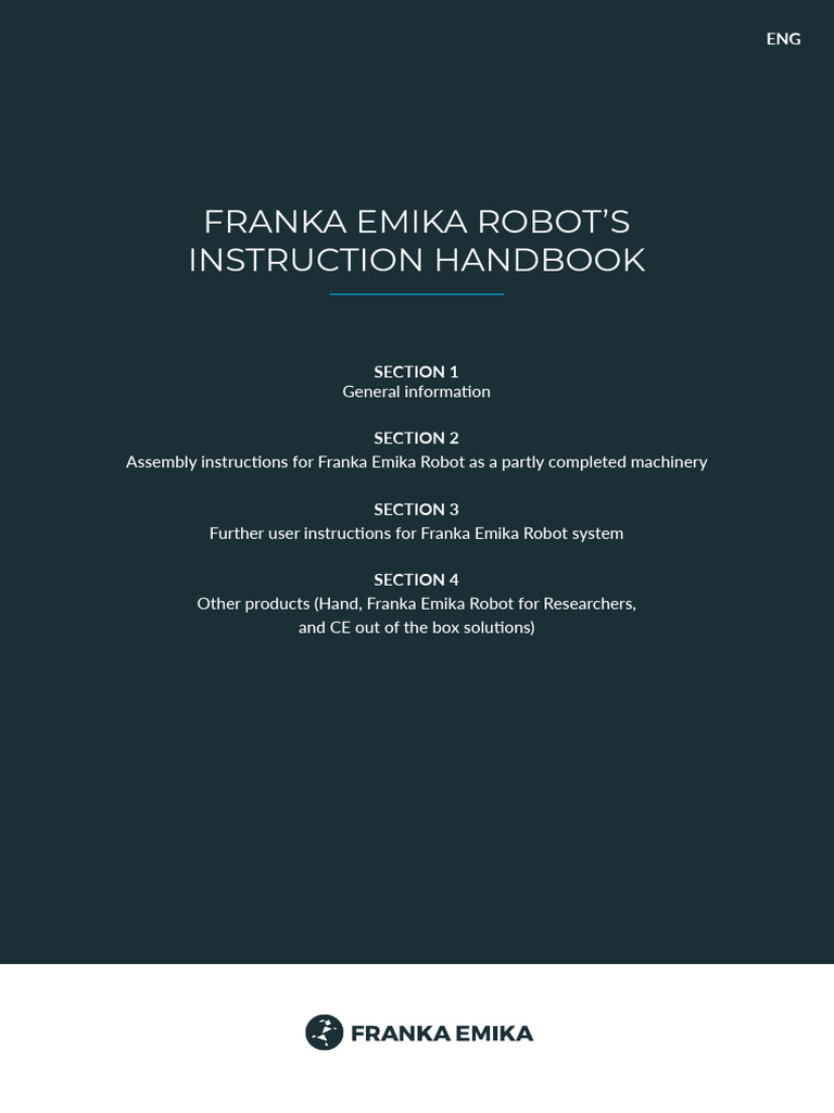 Franka Emika Robot Handbook | PDF | Graphical User Interfaces | Robot