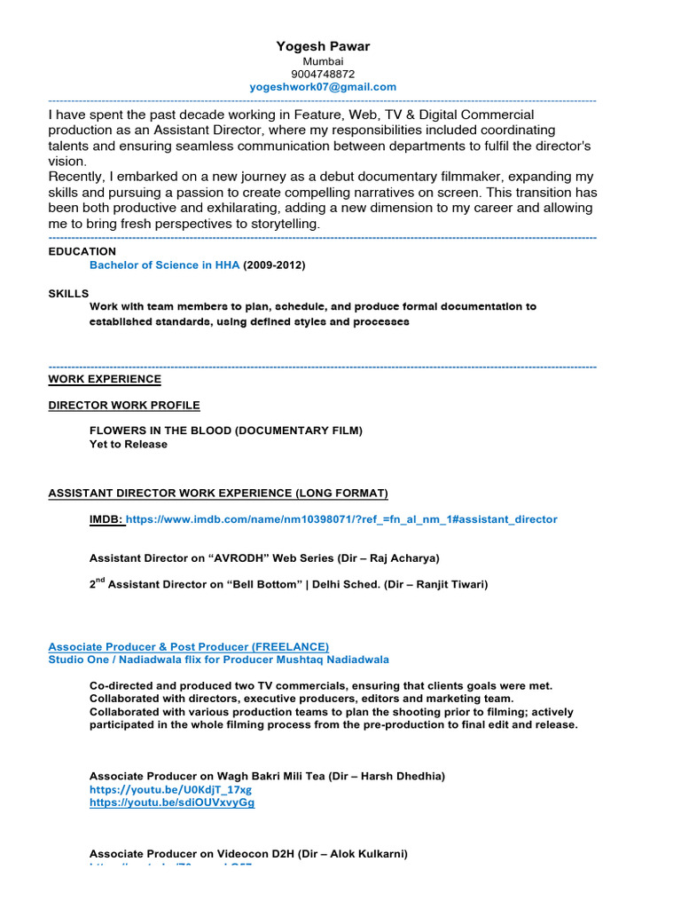 Yogesh Resume | PDF Yogesh Resume | PDF