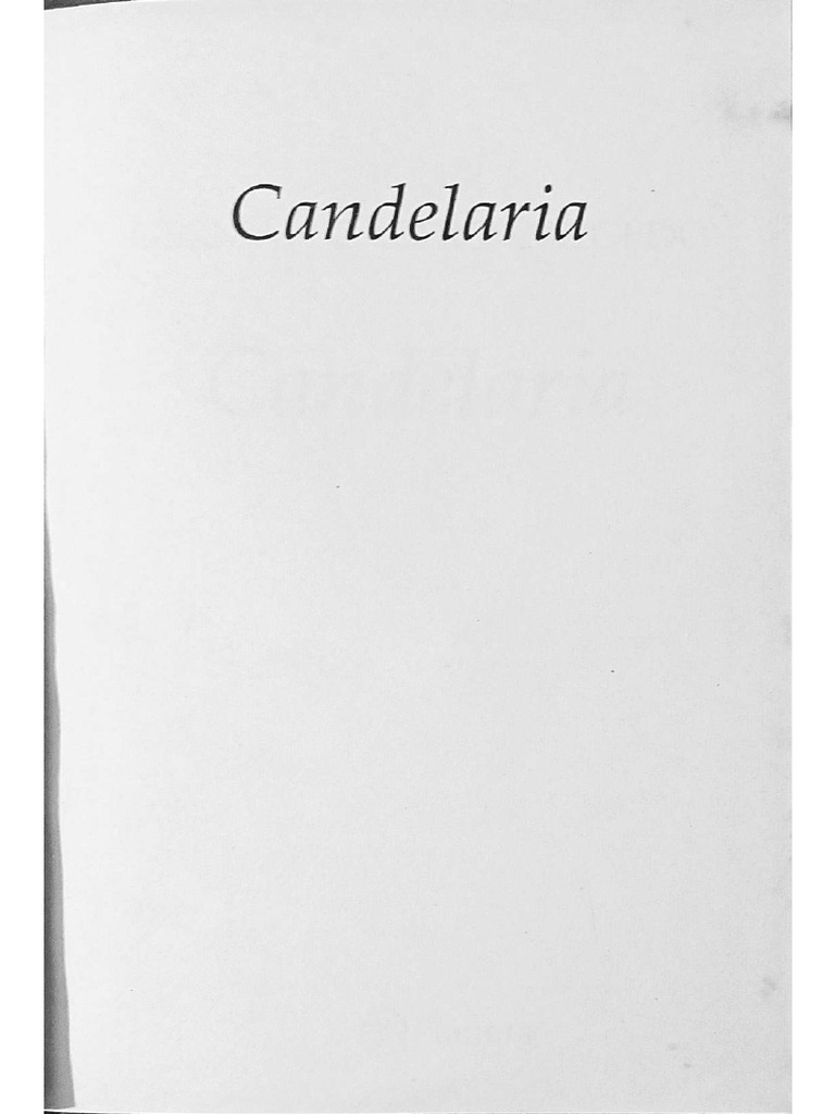 Candelaria Capitulo1 | PDF