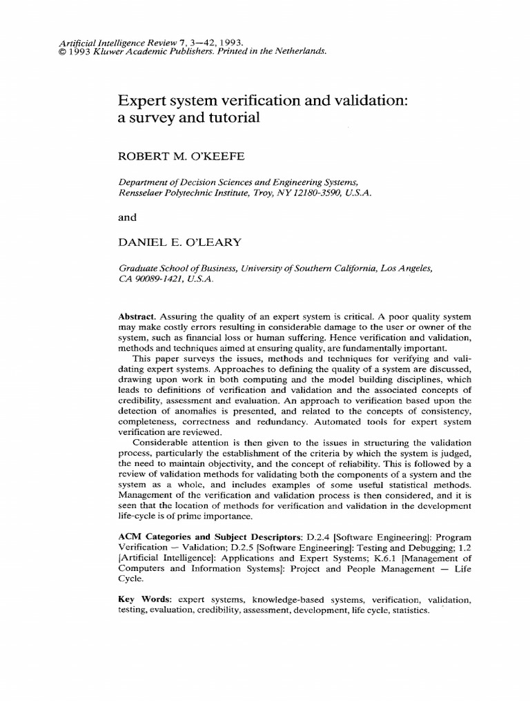ES Verification Validation 2 | PDF | Conceptual Model | Formal Verification ES Verification Validation 2 | PDF | Conceptual Model | Formal Verification