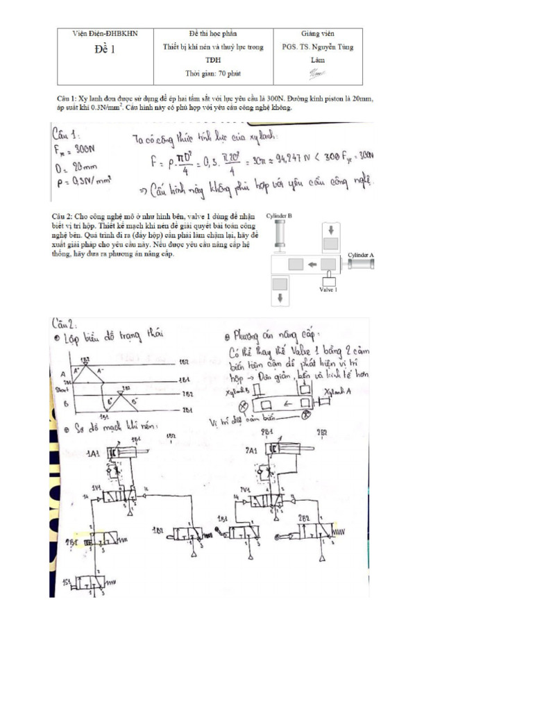 TH y L C Khí Nén | PDF