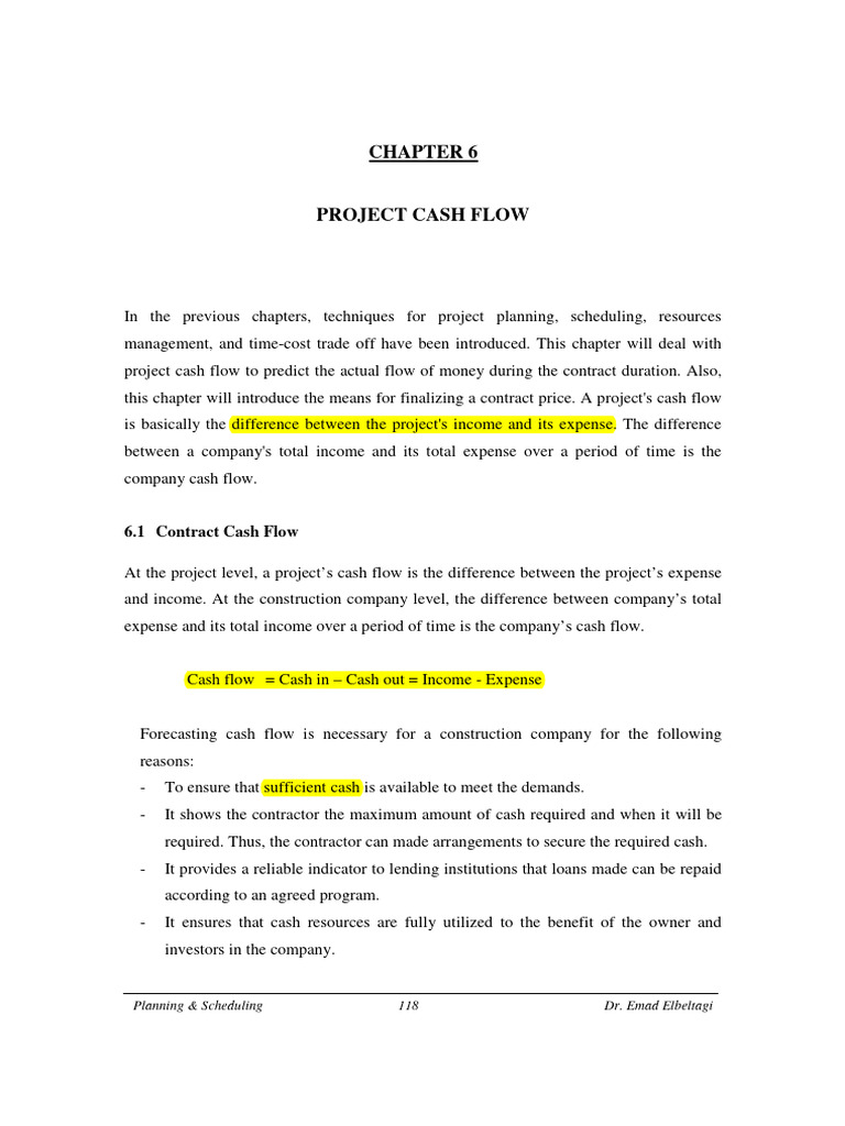 Project Cash Flow | PDF | Present Value | Interest