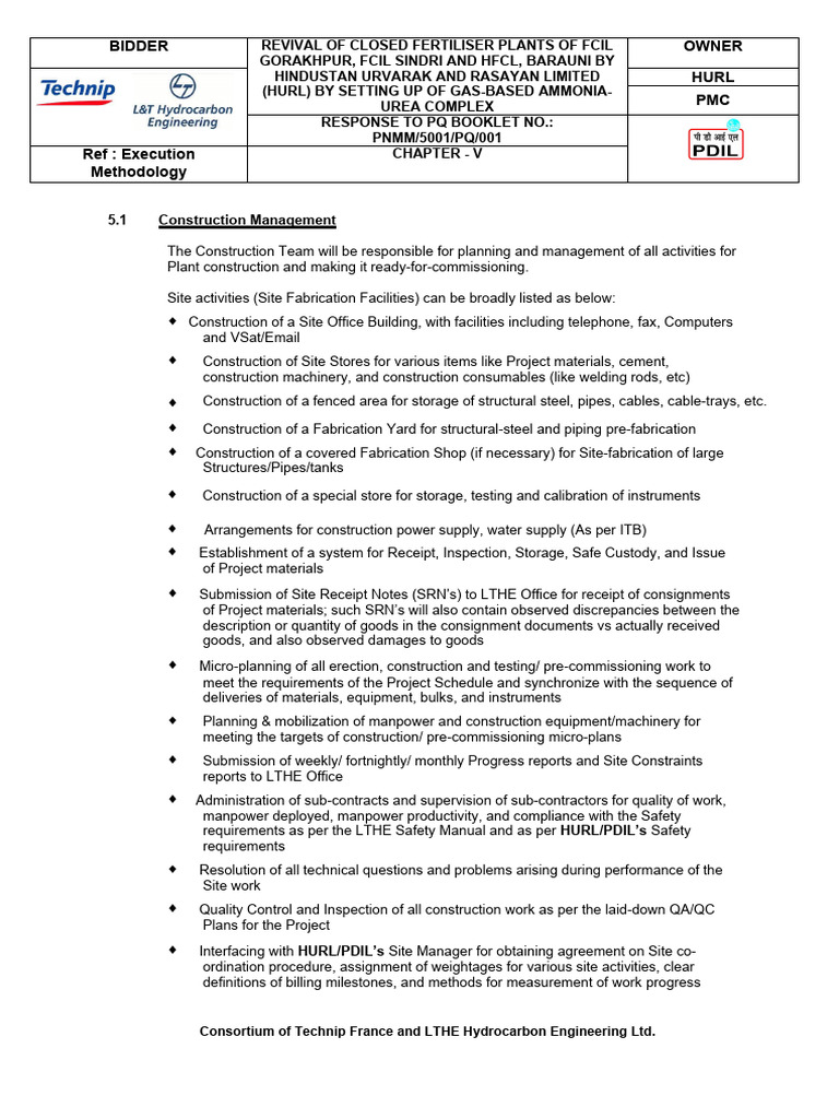 Construction Method - HURL R1 | PDF | Warehouse | Crane (Machine)
