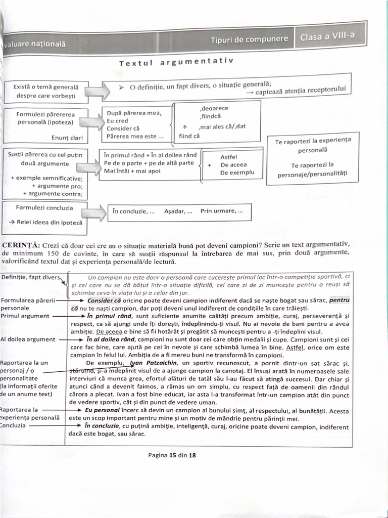 Text Argumentativ | PDF