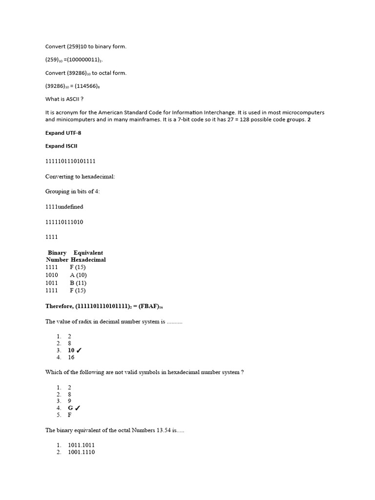 class 11 data representation | PDF