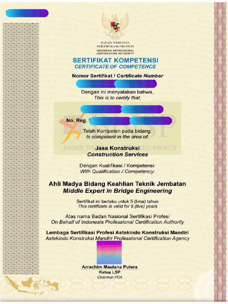 Contoh Sertifikat | PDF