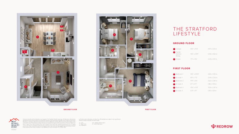 Redrow The Stratford Lifestyle Floor Plan G Series Eco Electric | PDF ...