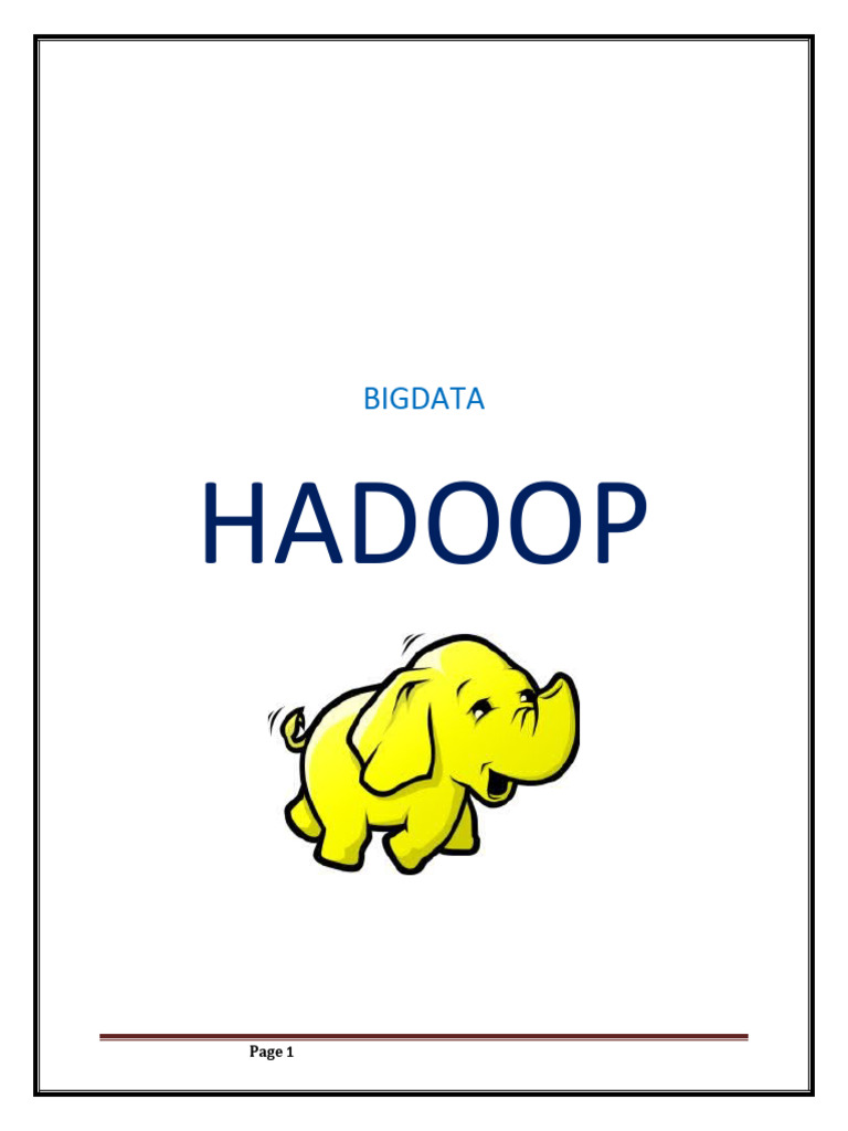 BIGDATA | PDF | Apache Hadoop | Map Reduce