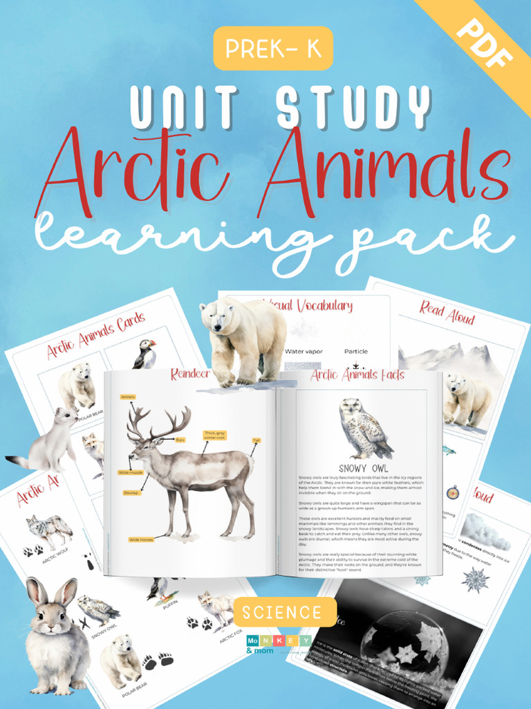 1 Arctic Animals Unit Study - PreK - 5 | PDF