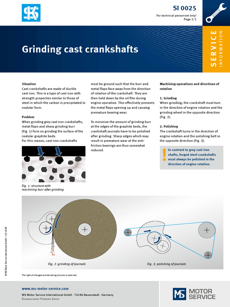Grinding Cast Crankshafts | PDF | Grinding (Abrasive Cutting) | Cast Iron