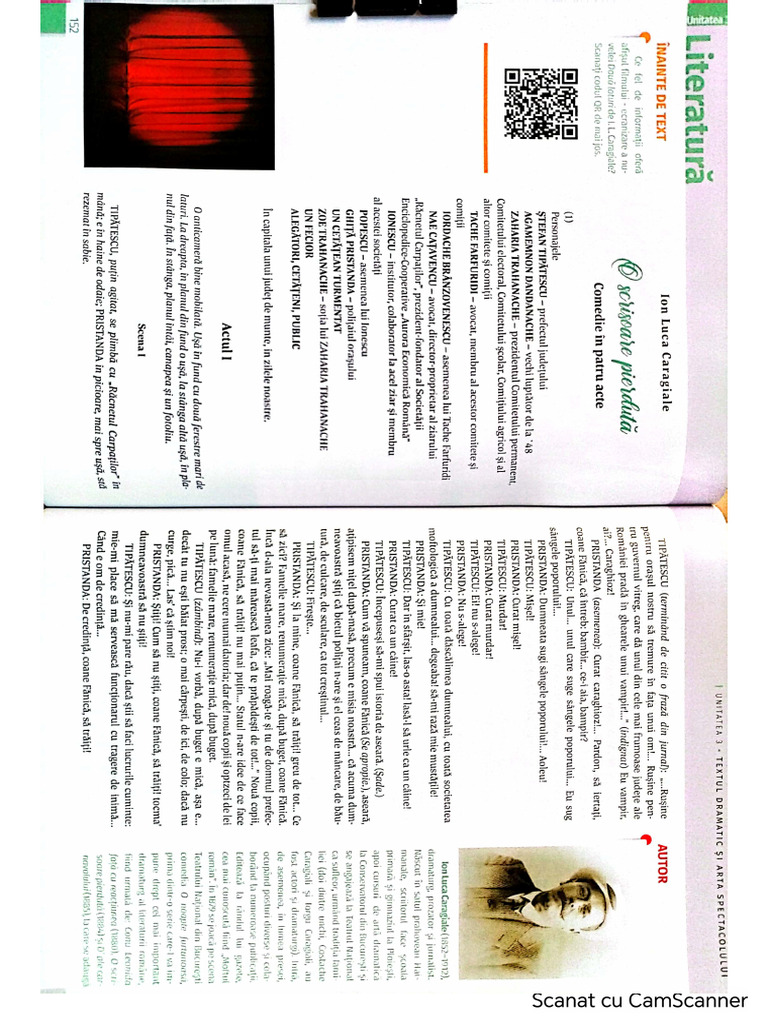 Caragiale Fisa 3 | PDF