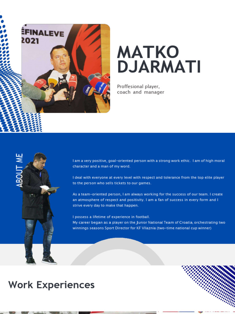 Matko Djarmati Presentation 2023 - Compressed | PDF